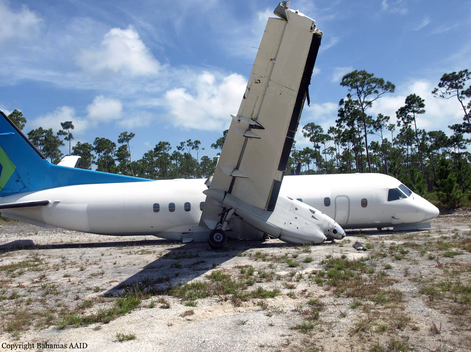 Crash of a Saab 340 in Marsh Harbour | Bureau of Aircraft Accidents ...
